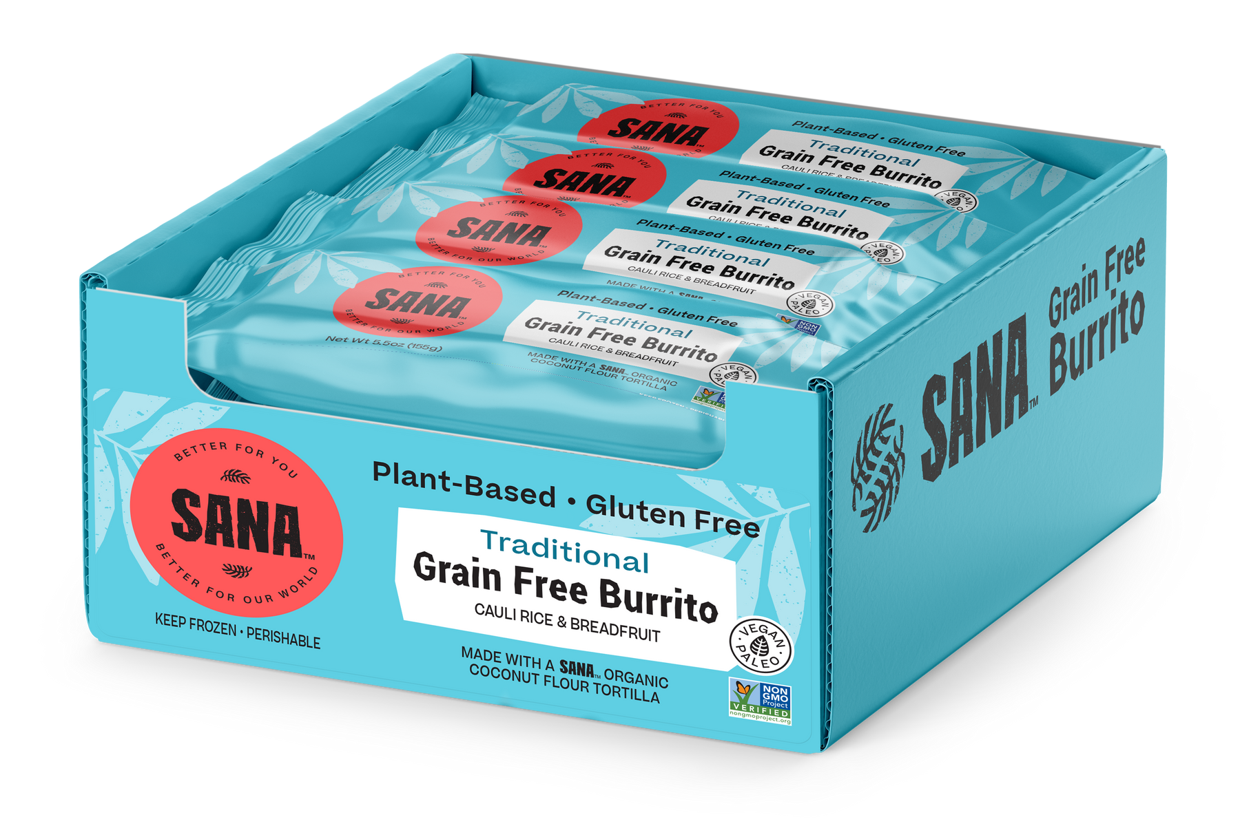 Traditional Grain Free Burrito | 12 at $4.99 each – Sana Foods